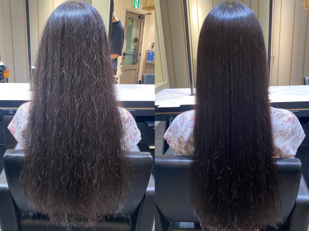 【パヤパヤが気になる方必見】縮毛矯正で髪質改善！！